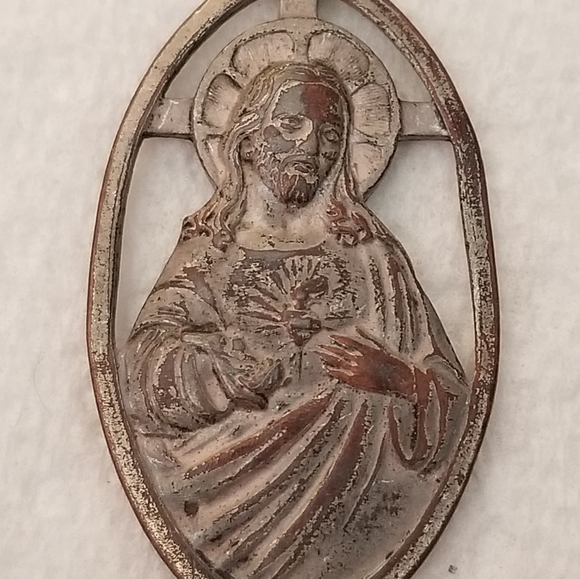 Jewelry | Vintage Copper Religious Pendant | Poshmark